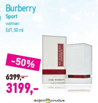 Burberry Sport woman, EdT 50ml, Burberry