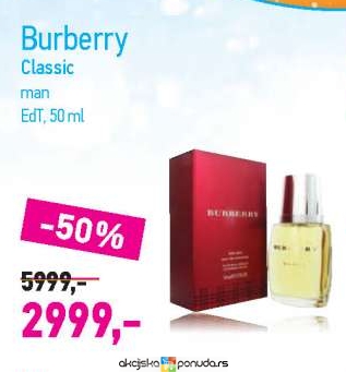 Burberry Classic man, EdT 50ml, Burberry