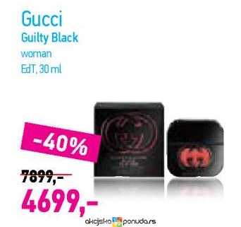 Gucci Guilty Black woman, ženski parfem, EdT 30ml, Gucci