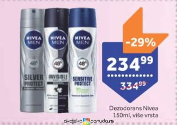 Nivea dezedoransi, 150ml, Nivea