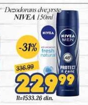 Nivea dezedoransi, 150ml, Nivea