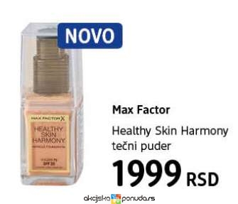 Max Factor tečni puder, Max Factor