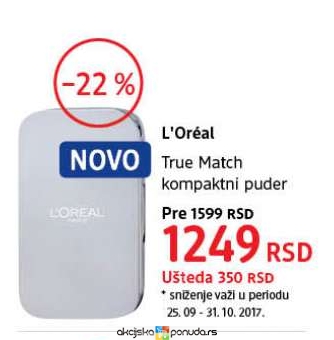 Loreal kompaktni puder, Loreal