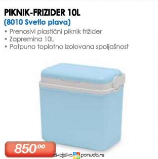 Piknik frižider 10 l,