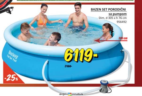 Bazen sa pumpom Bestway, 305x76cm, Bestway