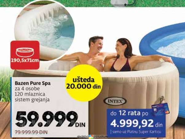 Đakuzi bazen Intex Pure Spa, Intex