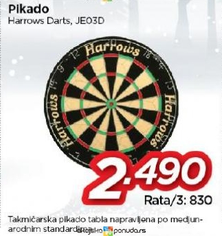 Pikado Harrows Darts JE030D, Harrows Darts