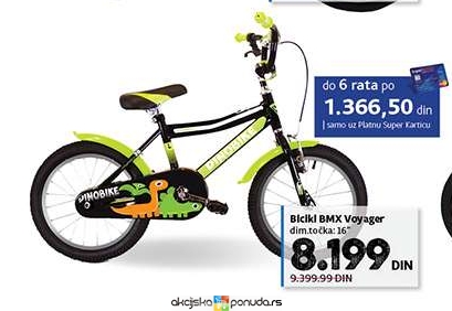 Bicikl BMX Voyager, 16 in, Voyager