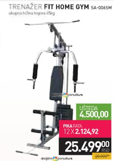 Fit Home Gym trenažer gladijator Xplorer, Xplorer