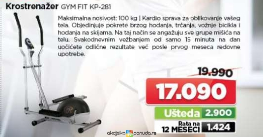 Krostrenažer Gym Fiit KP-281, Gym Fit