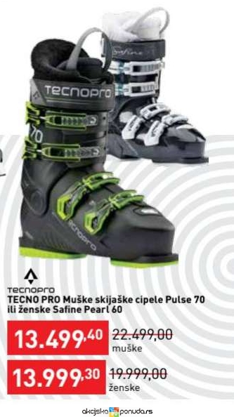 Skijaške cipele pancerice Tecnopro Plus 70, Tecnopro