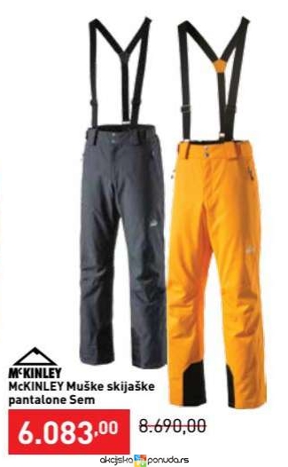 Muške skijaške pantalone McKinley Sem, McKinley