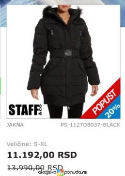 Staff ženska skijaška jakna, Staff