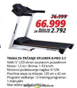 Traka za trčanje Xplorer B-Pro 3.2, Xplorer