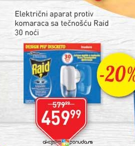 Električni aparat protiv komaraca Raid, Raid