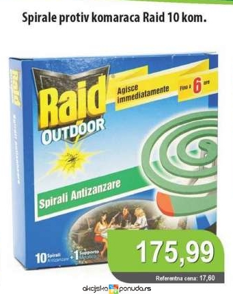 Raid spirale protiv komaraca, Raid