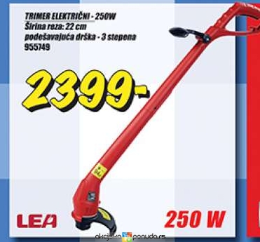 Električni trimer Lea 250W,