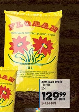 Zemlja za cveće Floran, 10l, Floran