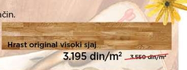 Laminat Terketta Salsa, hrast original visok sjaj, 1m2, Galerija Podova