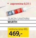 Sanitarni silikon Wurth zapremine 0,31 l, Wurth