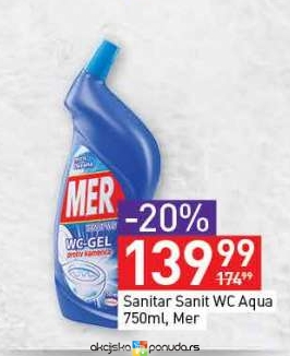 WC sanit Mer, 750ml, Mer