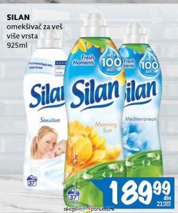 Silan omekšivač za veš, 925ml, Silan