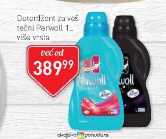 Perwoll tečni deterdžent, 1l, Perwoll