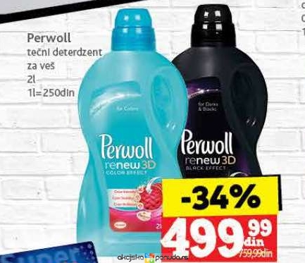 Perwoll tečni deterdžent, 2l, Perwoll