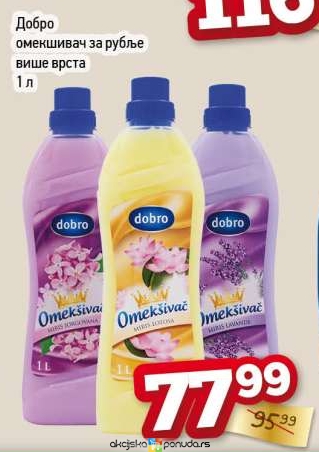 Omekšivač za veš Dobro, 1l, Dobro