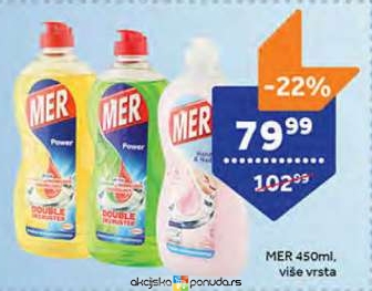 Mer deterdžent za suđe, 45ml, Mer