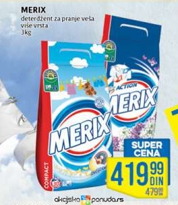 Merix deterdžent za veš, 3kg, Merix