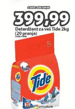 Tide deterdžent za veš, 2kg, Tide