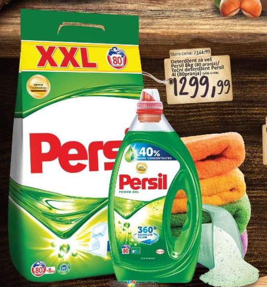 Persil deterdžent za veš, 8kg, Persil