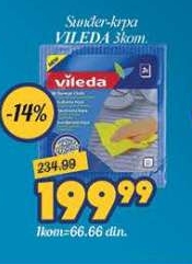 Sunđerasta krpa Vileda, 3 kom, Vileda