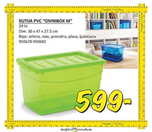 PVC kutija Omnibox M, 29l,