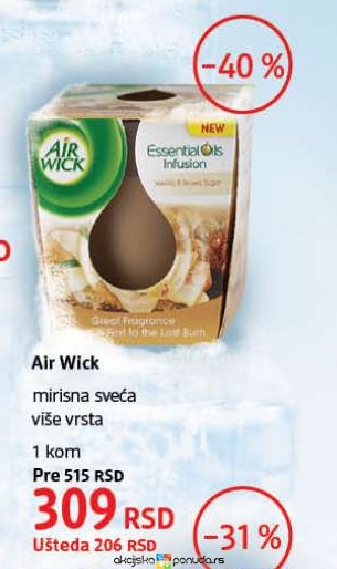 Mirisne sveće Air Wick, Air wick