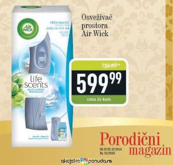 Osveživač prostora Air WIck, Air wick