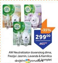 Neutralizator duvanskog dima Air Wick, Air wick