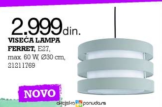 Viseća lampa Ferret, Emmezeta