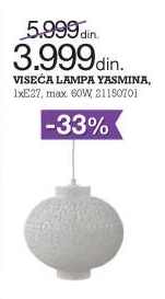 Viseća lampa Yasmina, Emmezeta