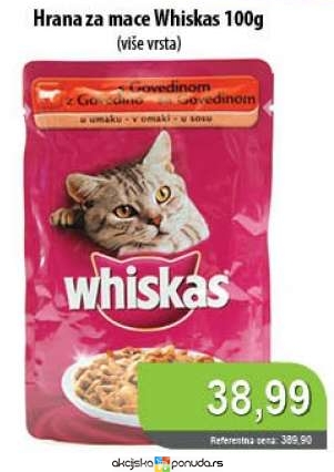 Hrana za mace Whiskas, 100g, Whiskas