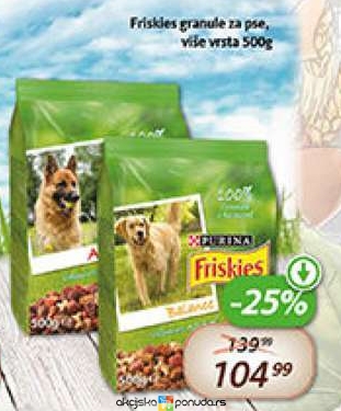 Friskies granule za pse 500 g, Friskies