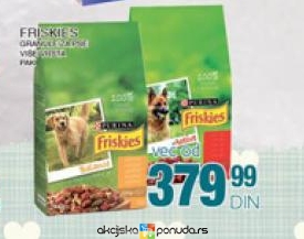 Friskies granule za pse, Friskies