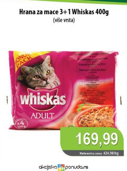 Whiskas hrana za mace 400 g, Whiskas