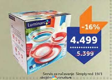 Servis za ručavanje Luminarc, 19/1, Luminarc