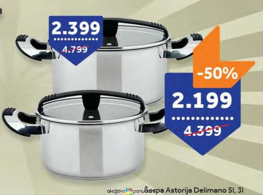 Šerpa Astorija Delimano 5l, Delimano