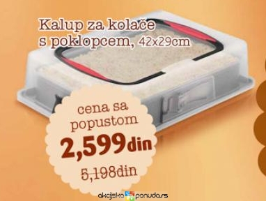 Kalup za kolače sa poklopcem,