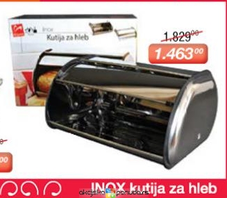 Inox kutija za hleb, Metalac