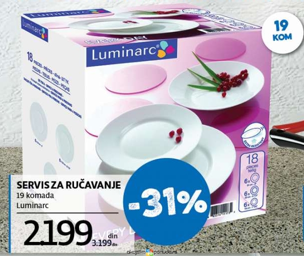 Servis za ručavanje Luminarc, 19/1, Luminarc