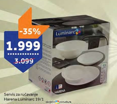 Servis za ručavanje Luminarc Harena, 19/1, Luminarc